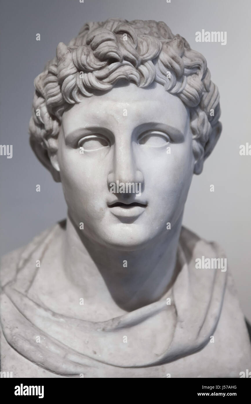 Marble bust of King Demetrius I Poliorcetes of Macedonia (reign 294-288 ...