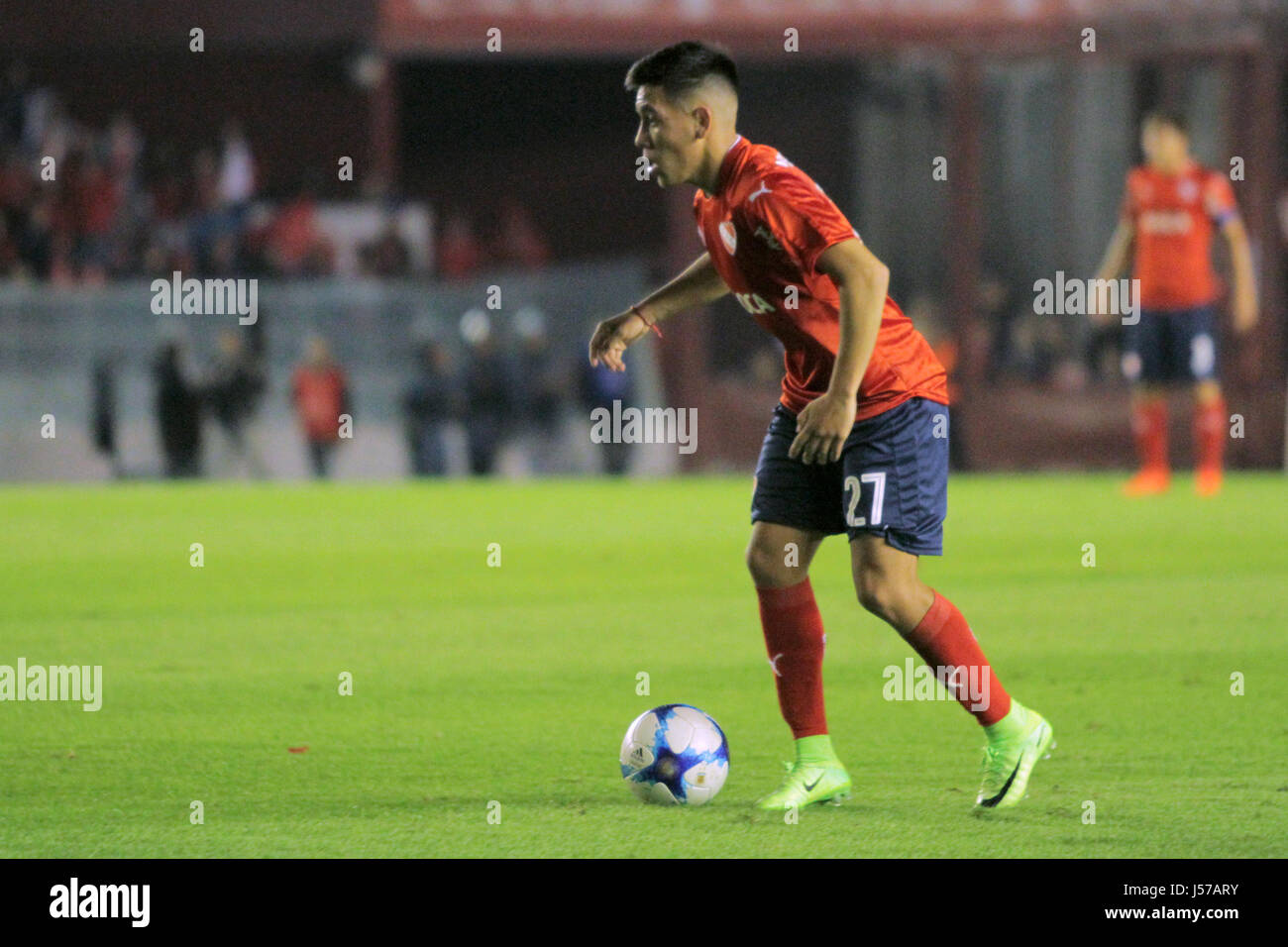 BUENOS AIRES, 14.05.2017: Ezequiel Barco, player of Independiente ...