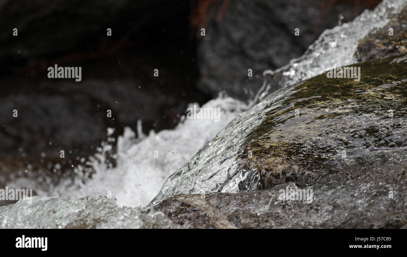 Water flowing down rapids Stock Photo - Alamy