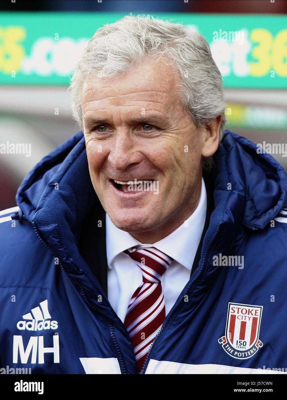 MARK HUGHES STOKE CITY FC MANAGER STOKE CITY FC MANAGER THE BRITANNIA ...