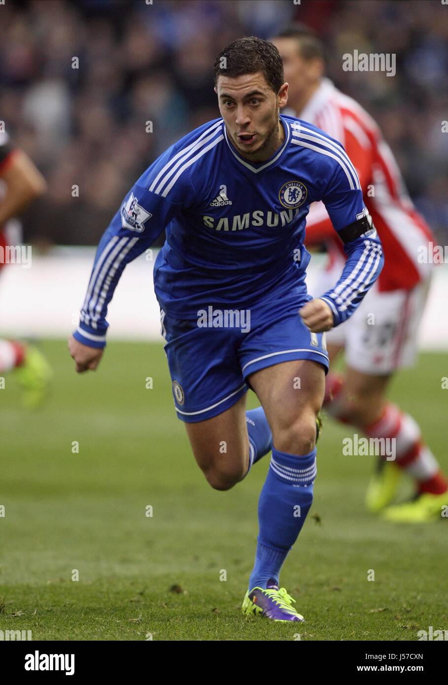 EDEN HAZARD CHELSEA FC CHELSEA FC THE BRITANNIA STADIUM STOKE-ON-TRENT ...