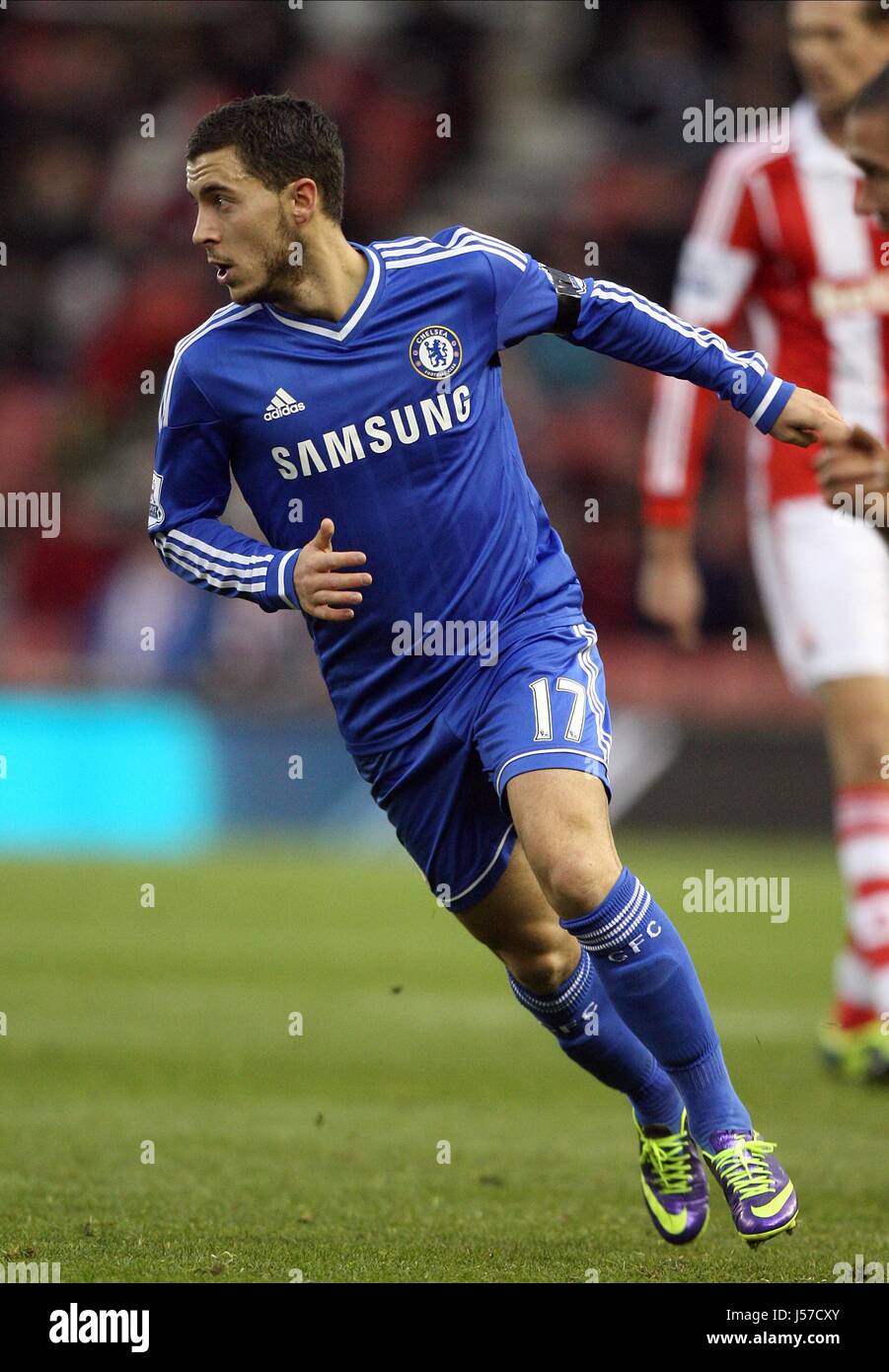 EDEN HAZARD CHELSEA FC CHELSEA FC THE BRITANNIA STADIUM STOKE-ON-TRENT ...