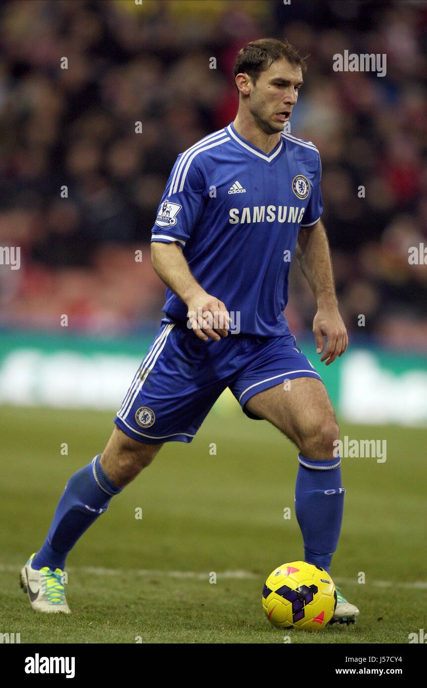 BRANISLAV IVANOVIC CHELSEA FC CHELSEA FC THE BRITANNIA STADIUM STOKE-ON ...