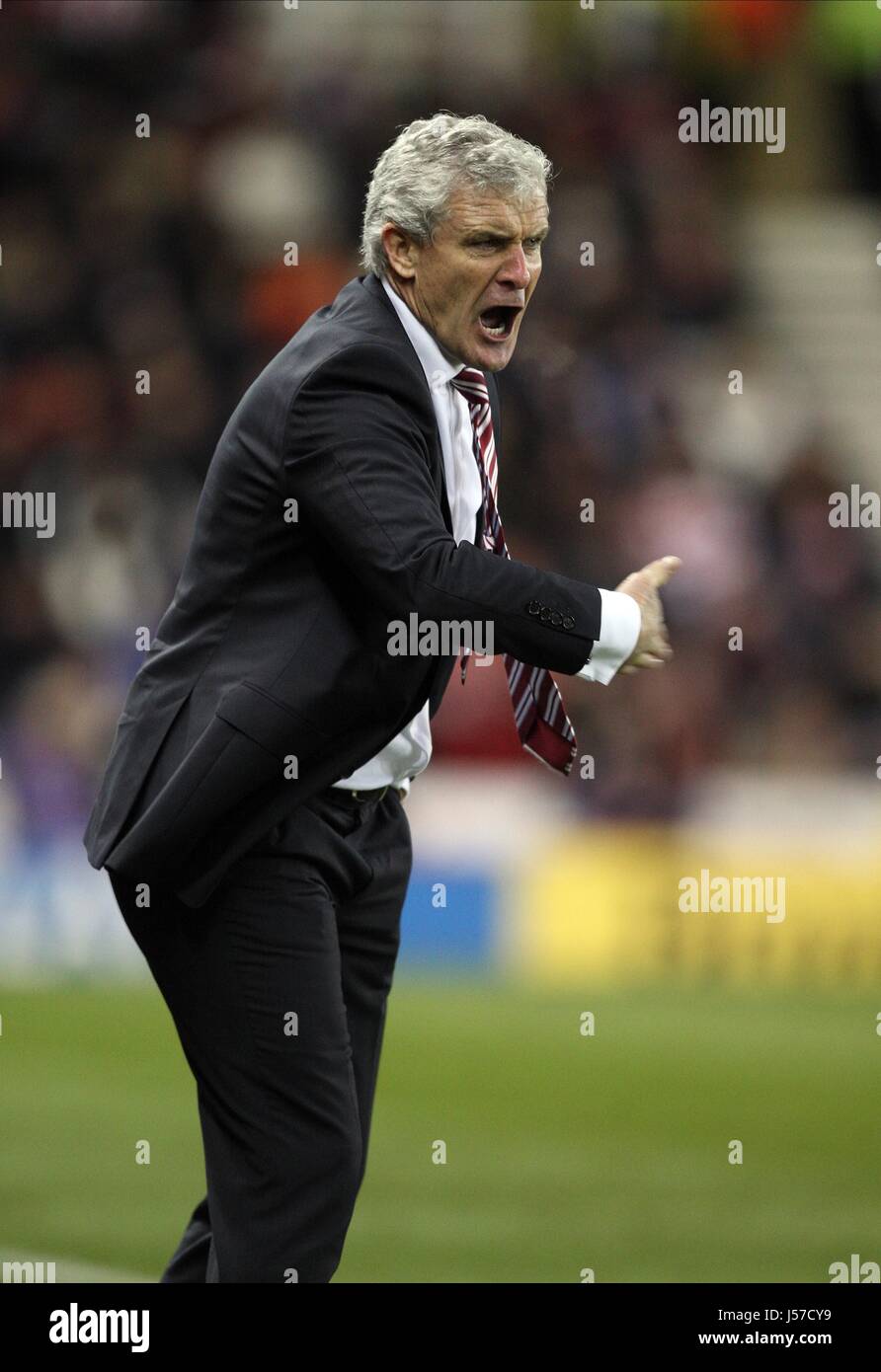 MARK HUGHES STOKE CITY FC MANAGER STOKE CITY FC MANAGER THE BRITANNIA ...