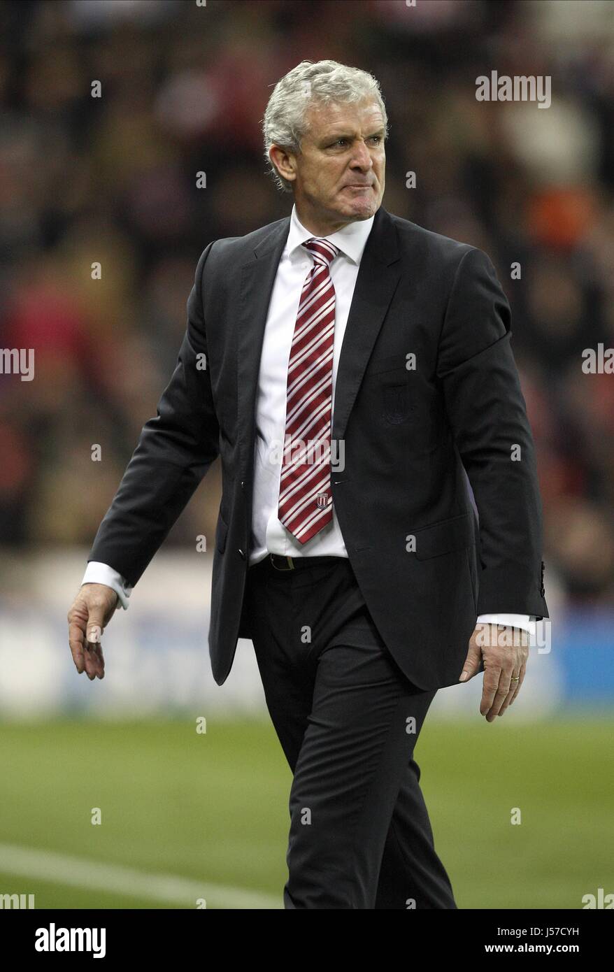MARK HUGHES STOKE CITY FC MANAGER STOKE CITY FC MANAGER THE BRITANNIA ...