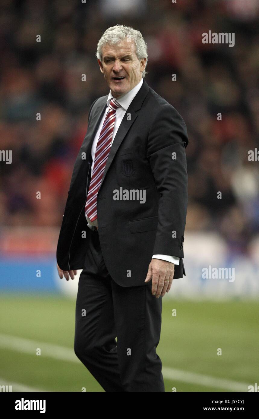 MARK HUGHES STOKE CITY FC MANAGER STOKE CITY FC MANAGER THE BRITANNIA ...