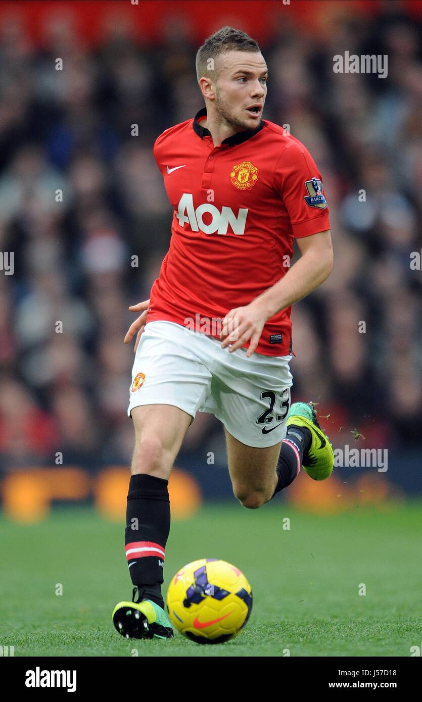 TOM CLEVERLEY MANCHESTER UNITED FC MANCHESTER UNITED FC OLD TRAFFORD ...
