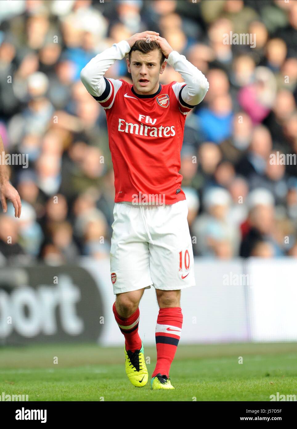 JACK WILSHERE ARSENAL FC ARSENAL FC ETIHAD STADIUM MANCHESTER ENGLAND ...