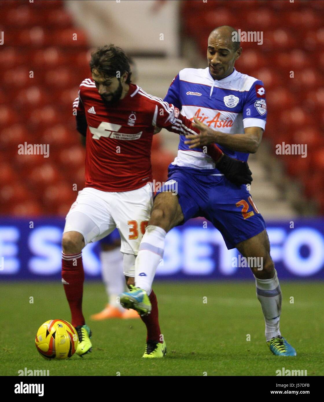 DJAMAL ABDOUN & KARL HENRY NOTTINGHAM FOREST V QPR CITY GROUND ...
