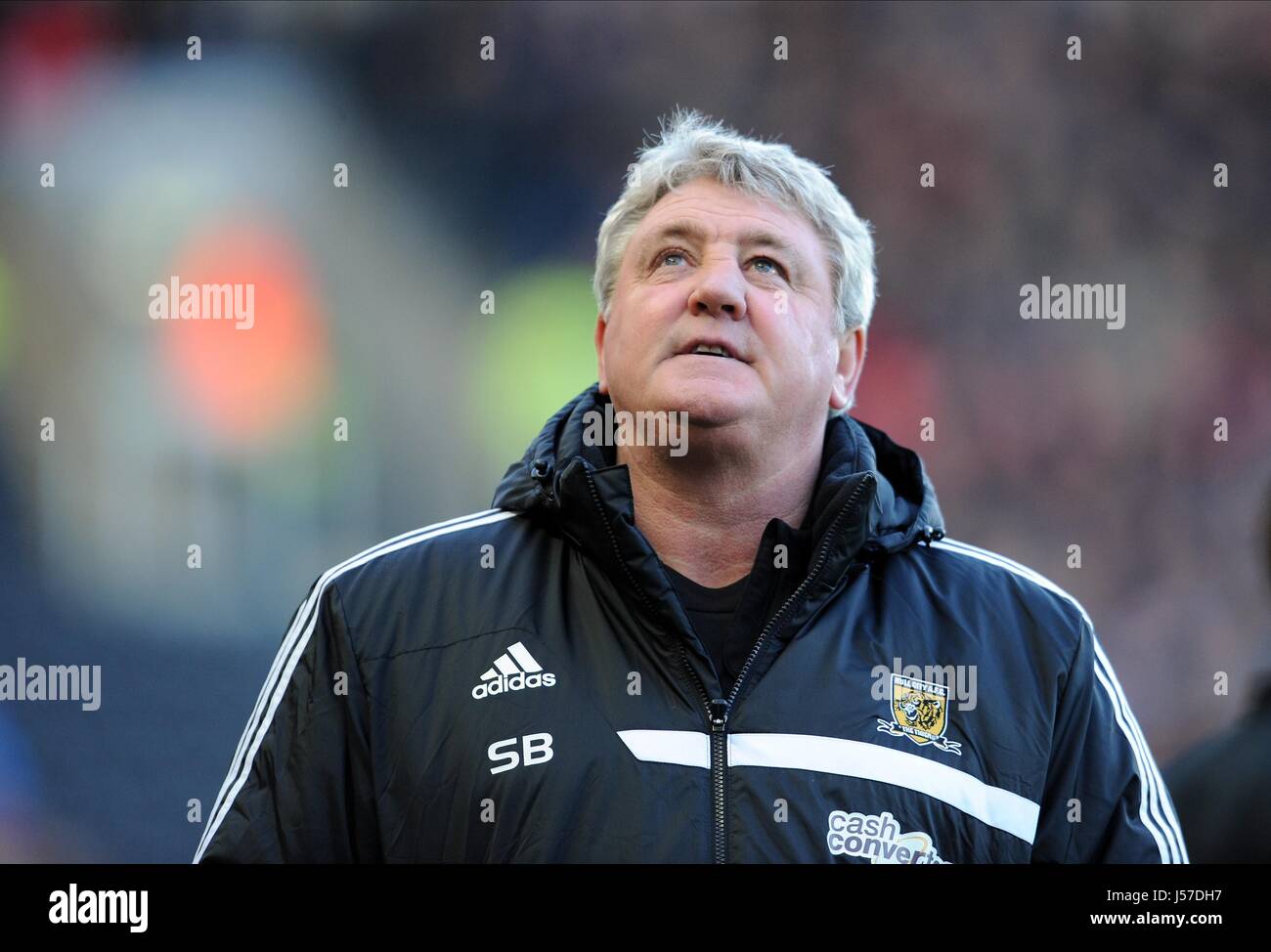 STEVE BRUCE HULL CITY MANAGER KC STADIUM HULL ENGLAND 26 December 2013 ...