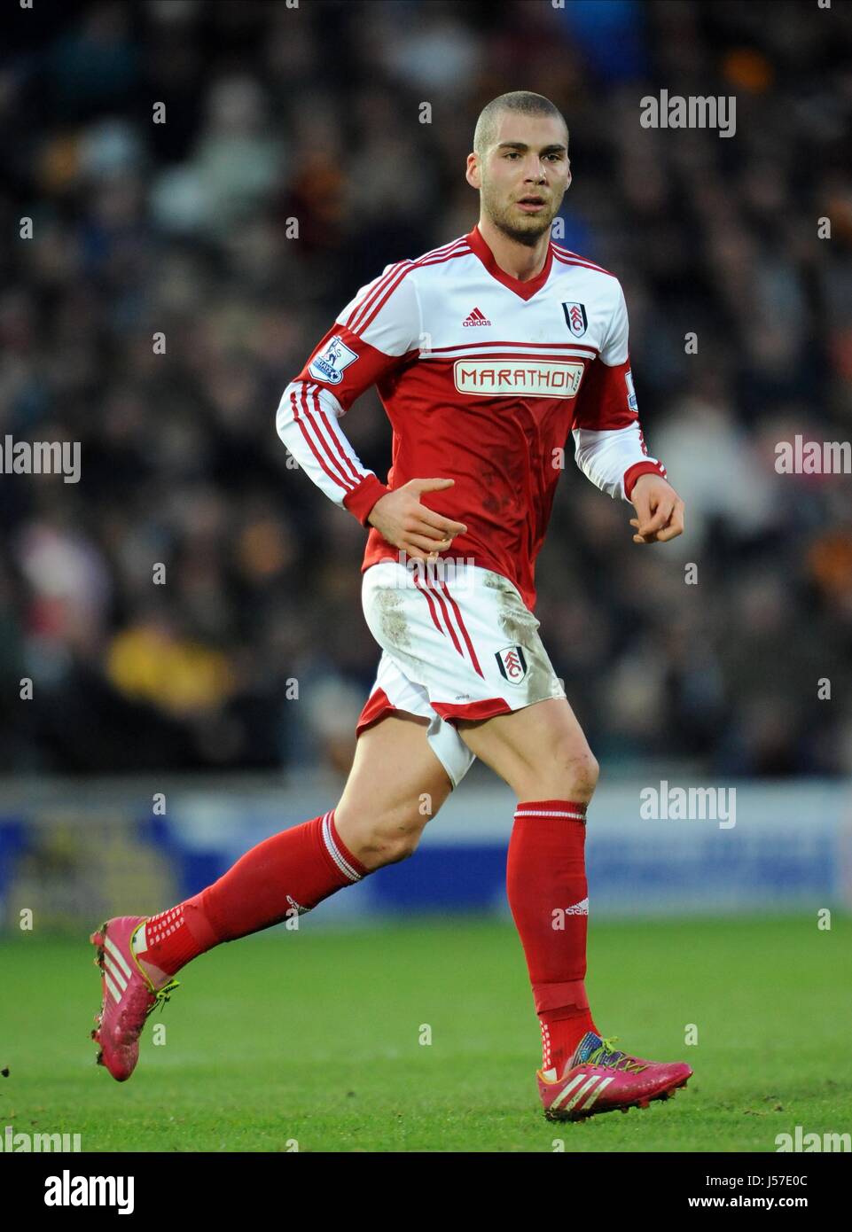 PAJTIM KASAMI FULHAM FC FULHAM FC KC STADIUM HULL ENGLAND 28 December ...