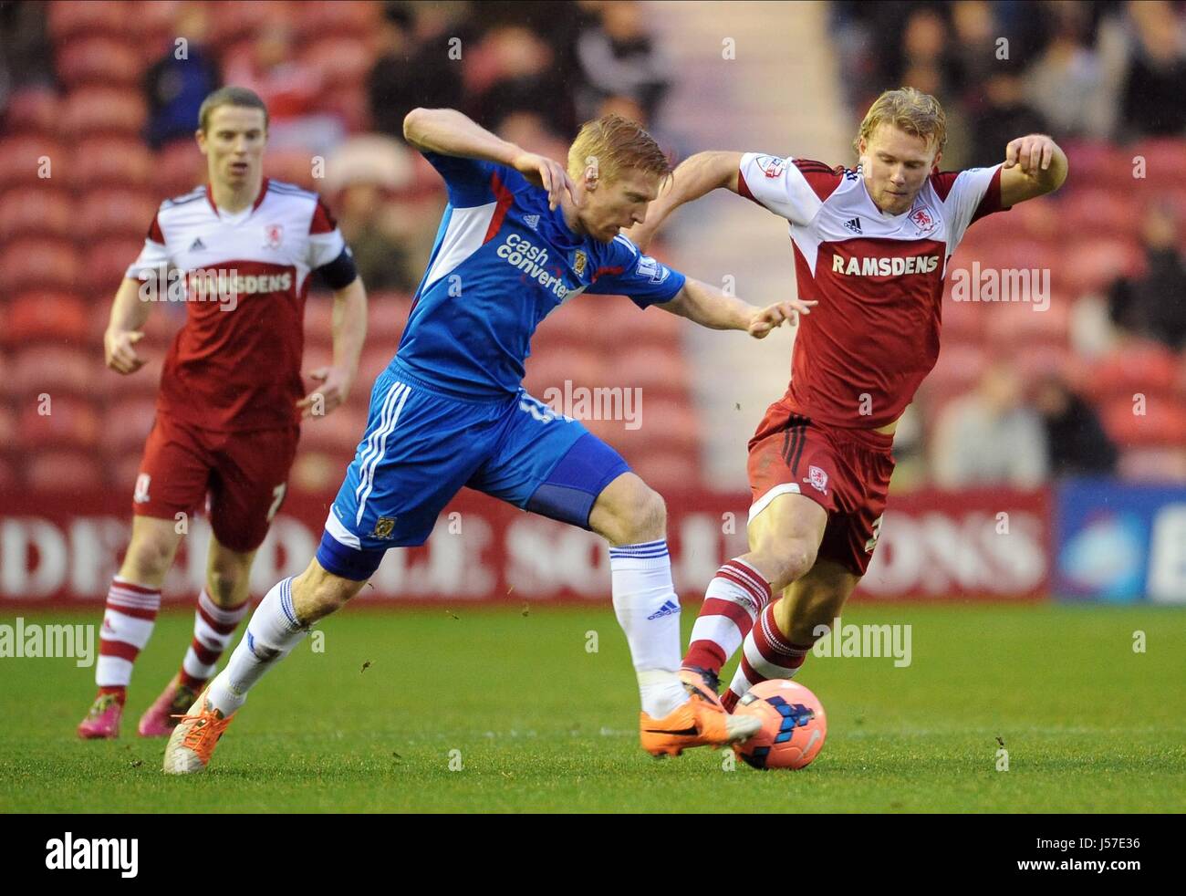 GRANT LEADBITTER PAUL MCSHANE MIDDLESBROUGH FC V HULL CITY F RIVERSIDE ...
