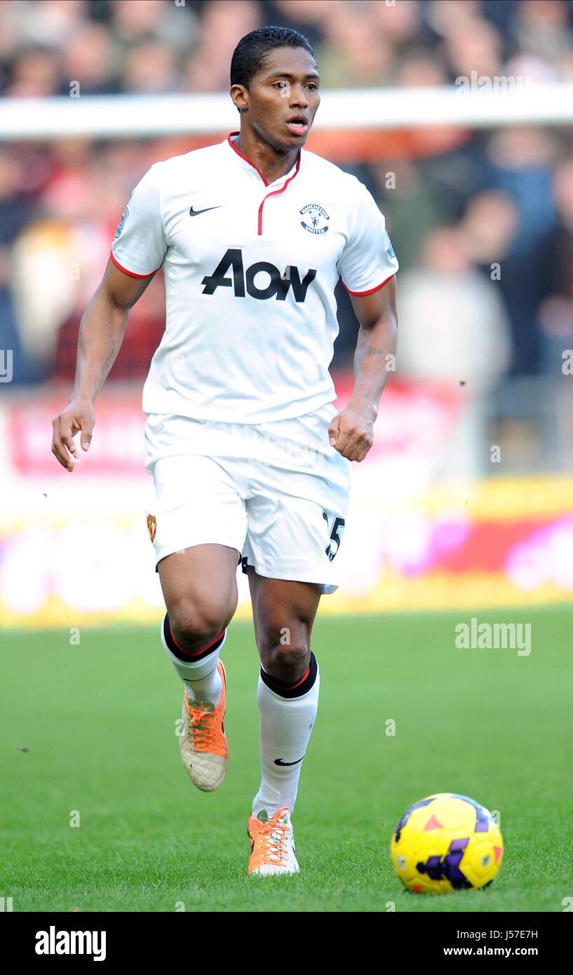 ANTONIO VALENCIA MANCHESTER UNITED FC MANCHESTER UNITED FC KC STADIUM ...