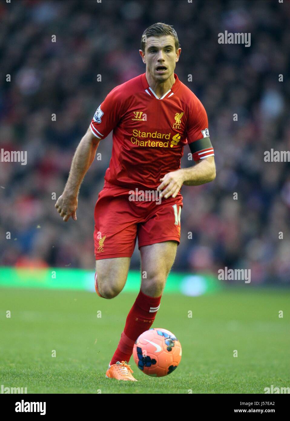 JORDAN HENDERSON LIVERPOOL FC LIVERPOOL FC ANFIELD LIVERPOOL ENGLAND 05 ...