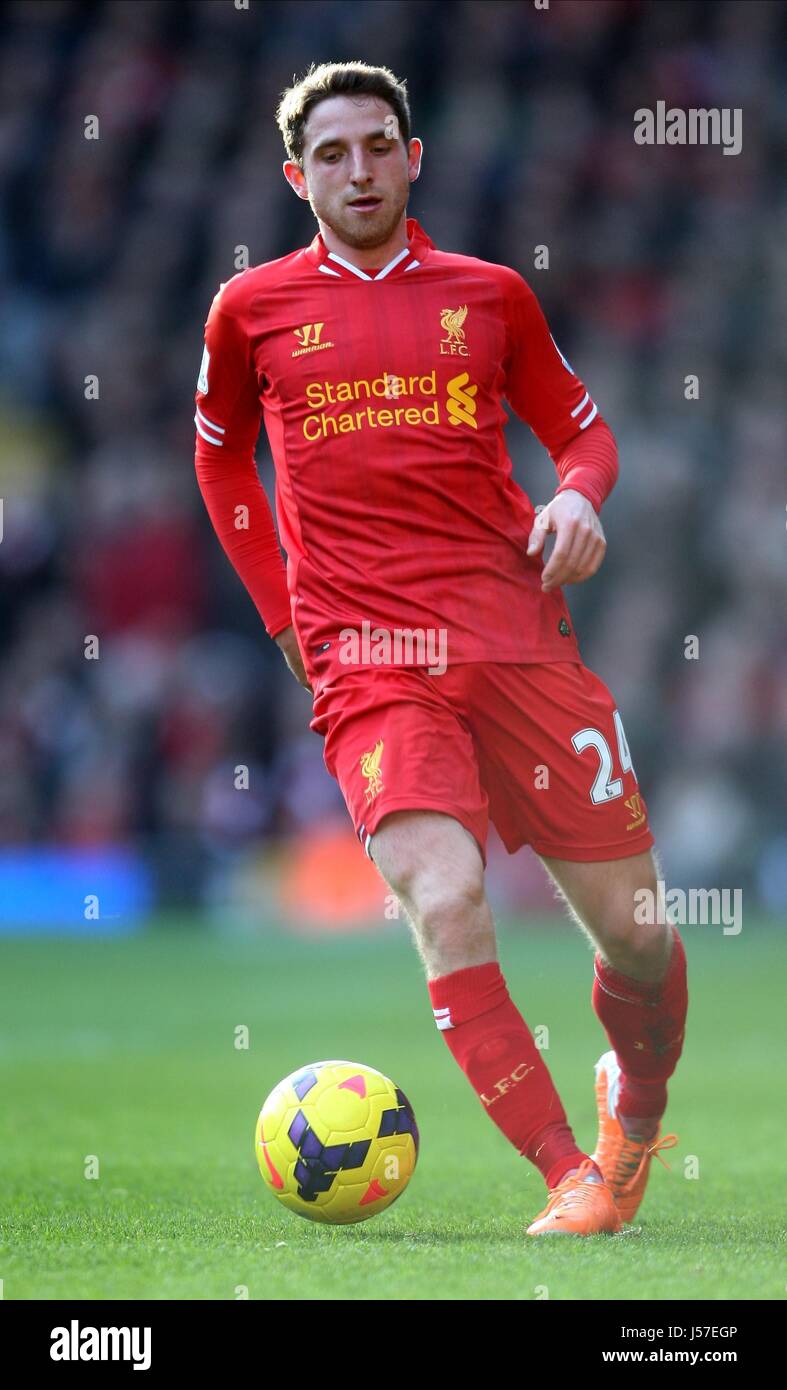 JOE ALLEN LIVERPOOL FC LIVERPOOL FC ANFIELD LIVERPOOL ENGLAND 21 ...