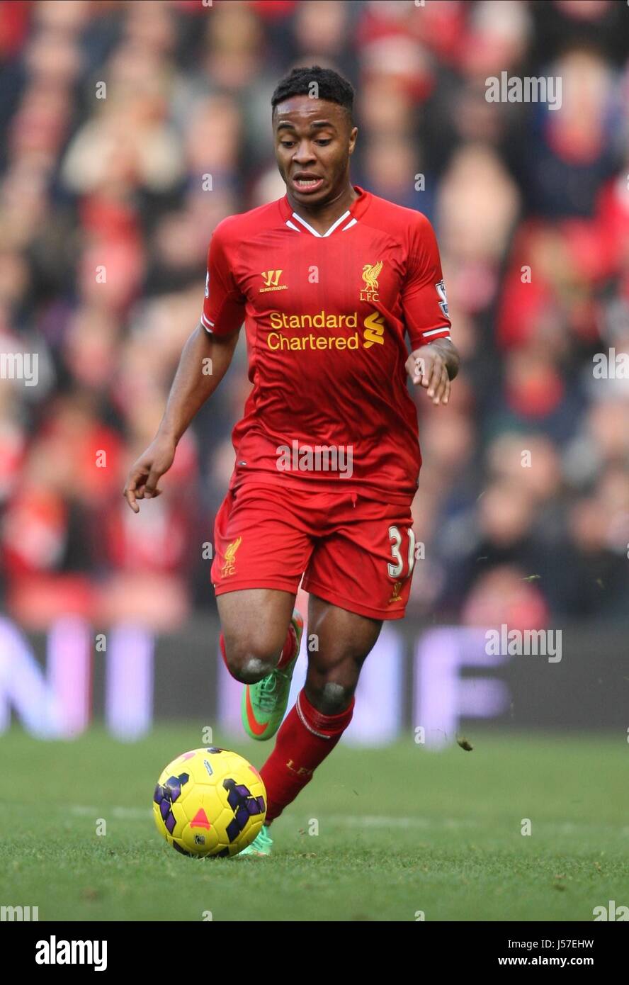 RAHEEM STERLING LIVERPOOL FC LIVERPOOL FC ANFIELD LIVERPOOL ENGLAND 21 ...