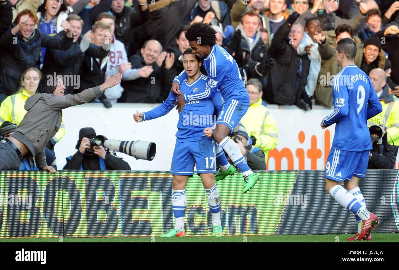 Eden hazard chelsea 2014 hi-res stock photography and images - Alamy