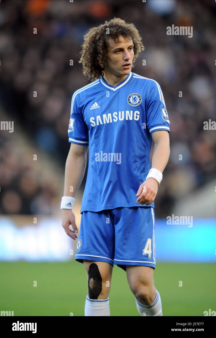 DAVID LUIZ CHELSEA FC CHELSEA FC KC STADIUM HULL ENGLAND 11 January ...