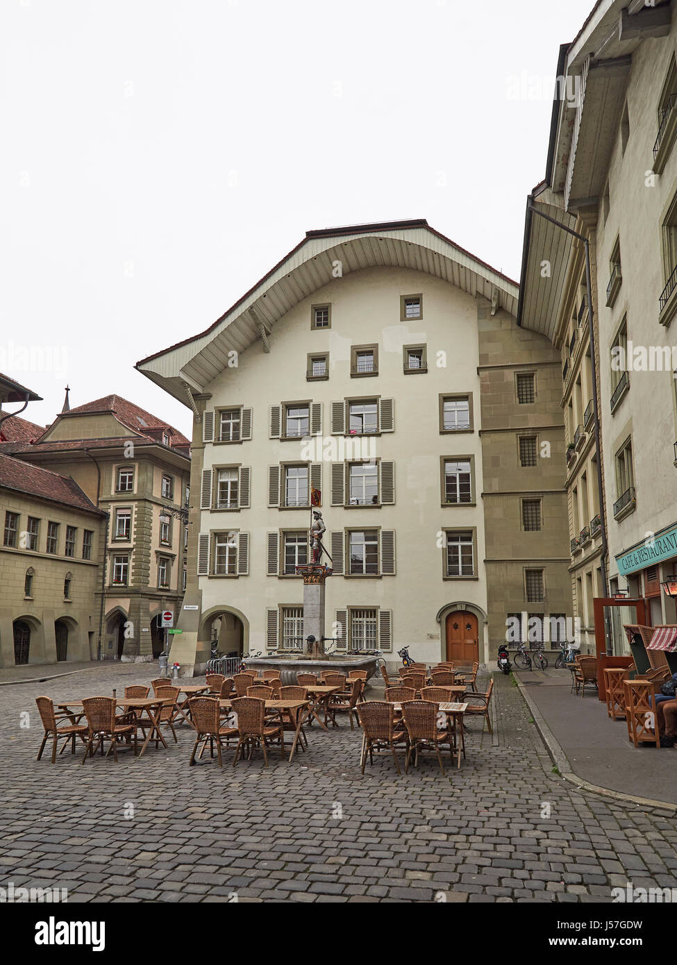 Switzerland The Vennerbrunnen fountain Bern or Berne is its capital ...