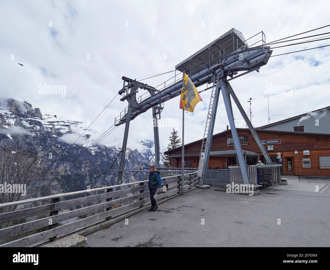 Murren cable car hi-res stock photography and images - Alamy