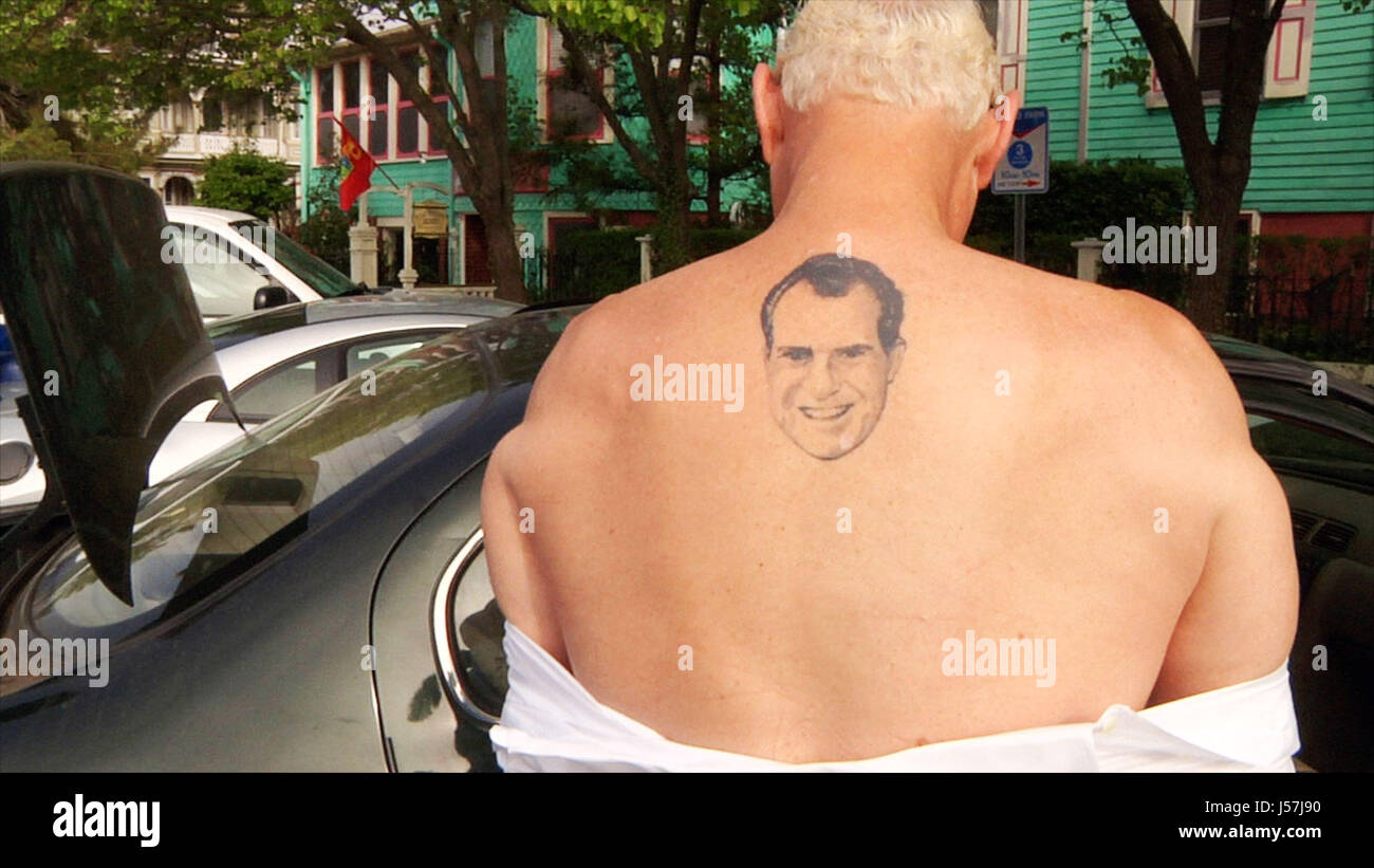 GET ME ROGER STONE, Roger Stone, with tattoo of Richard Nixon, 2017 ...