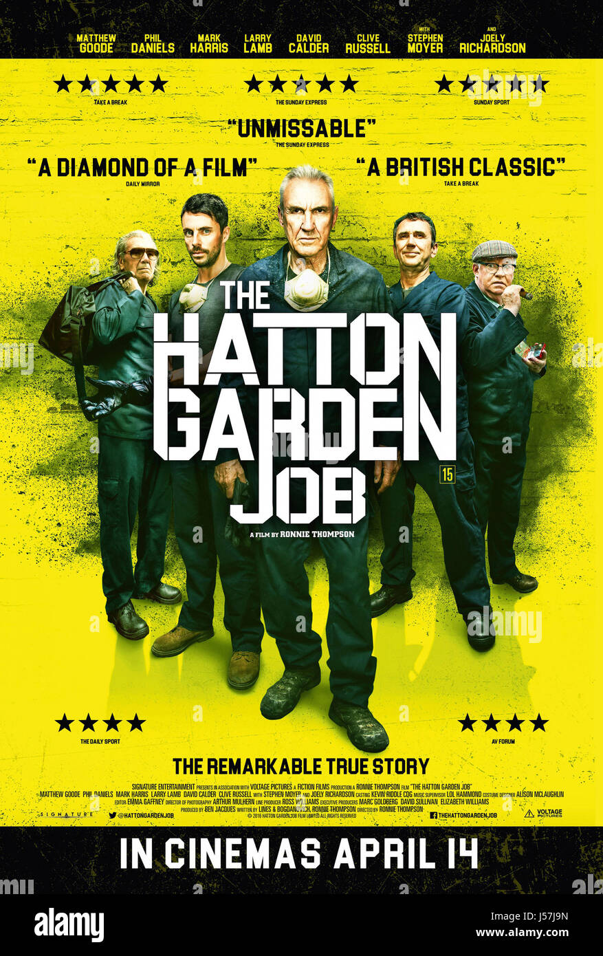 THE HATTON GARDEN JOB, from left: Clive Russell, Matthew Goode, Larry ...