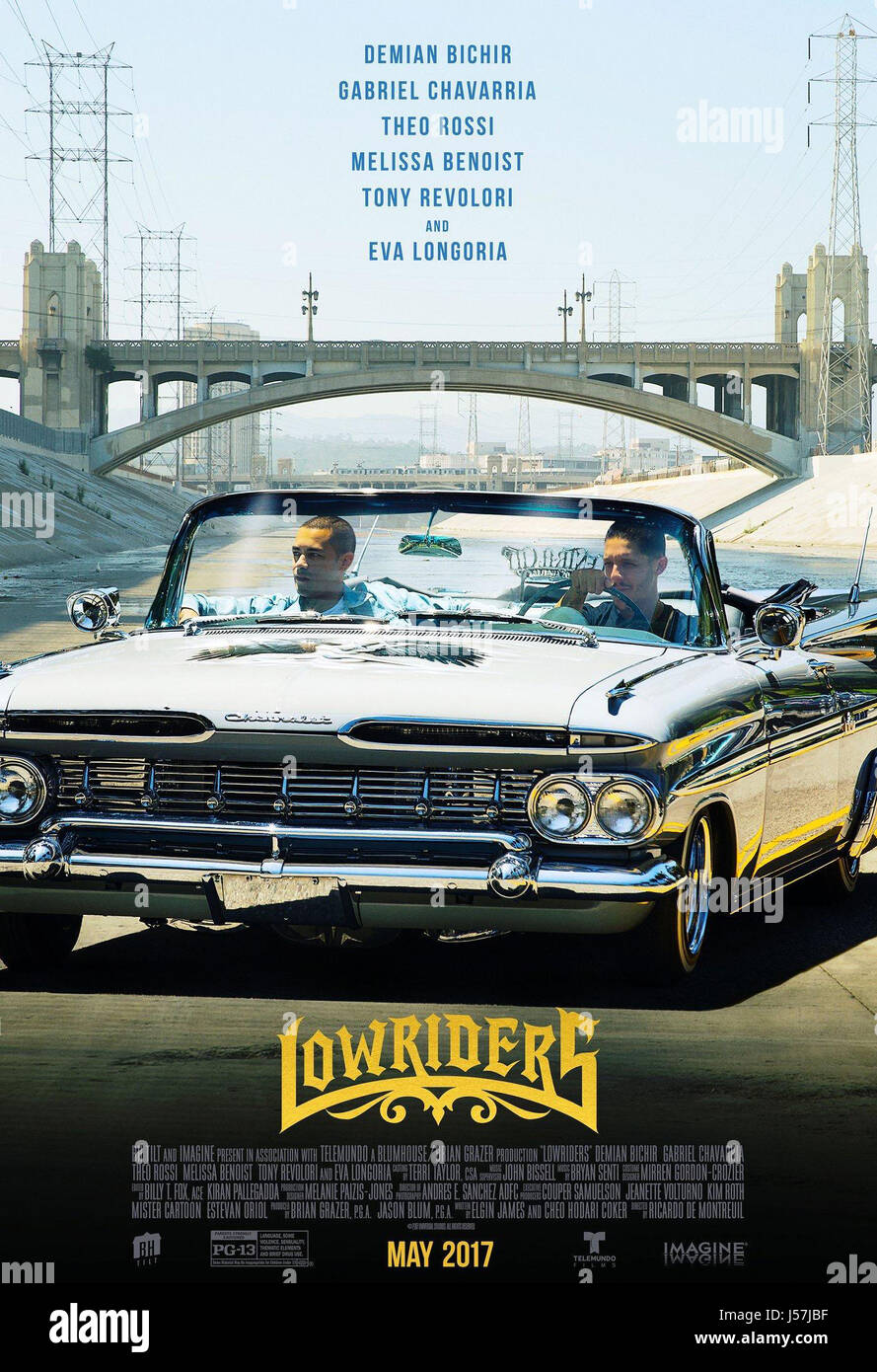 LOWRIDERS, US poster, from left: Gabriel Chavarria, Theo Rossi, 2016 ...