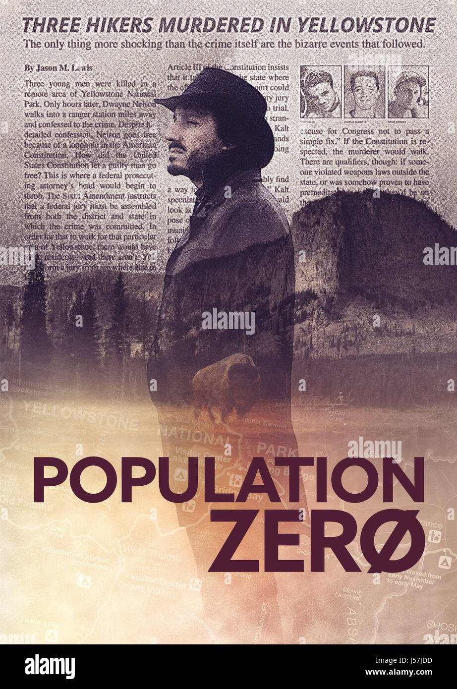 POPULATION ZERO, poster, Julian T. Pinder, 2016. © Virgil Films ...
