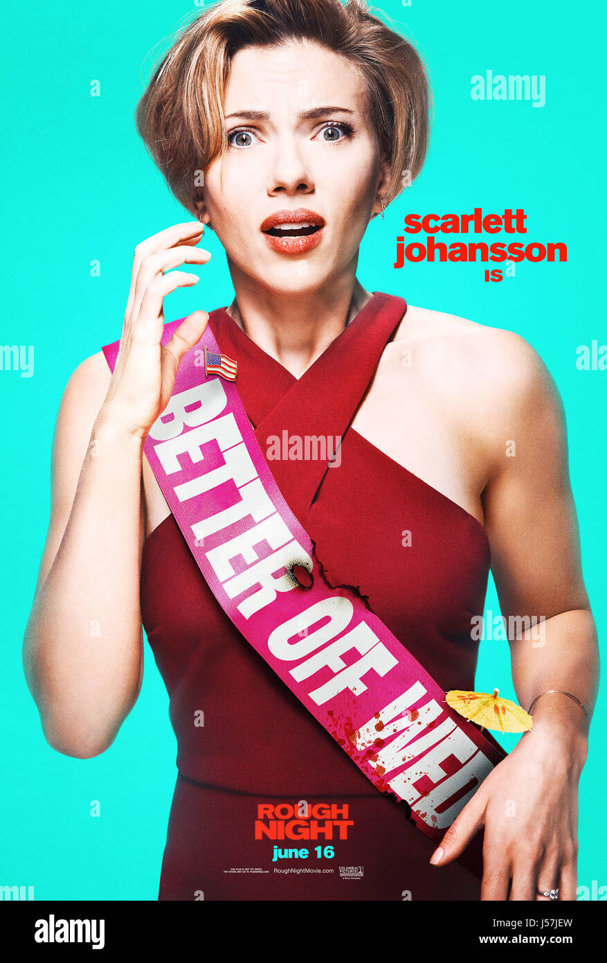ROUGH NIGHT, poster, Scarlett Johansson, 2017. © Columbia Pictures ...