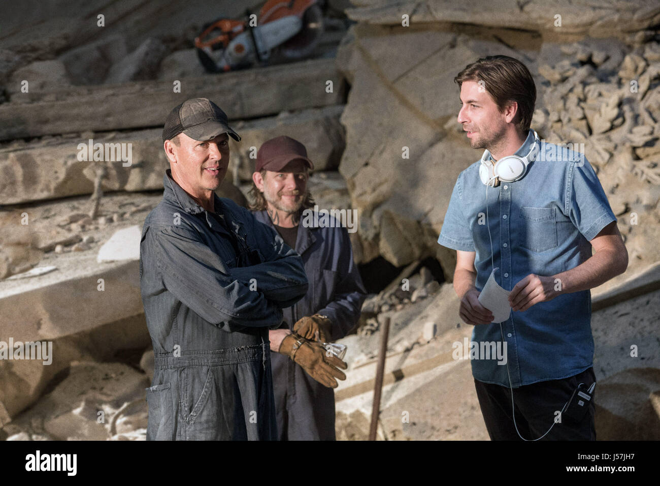 SPIDER-MAN: HOMECOMING, from left, front, Michael Keaton, director Jon ...