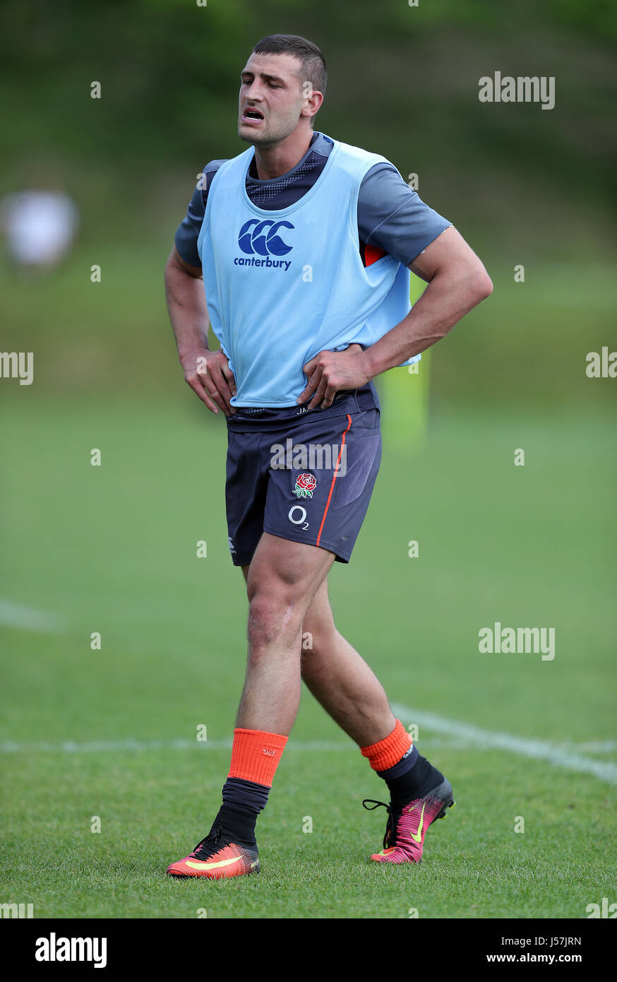 England's Jonny May during the training session at Brighton College ...