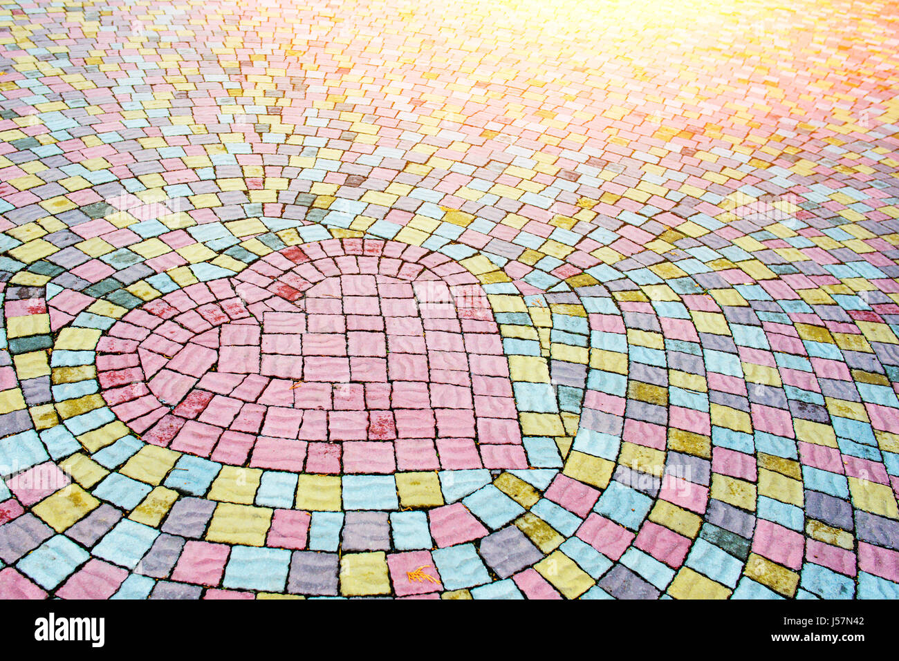 Heart lined with paving stones, background valentine Stock Photo - Alamy
