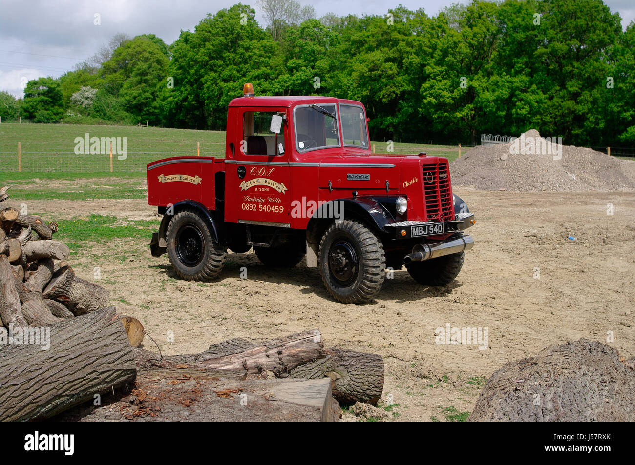 Unipower log tractor Stock Photo - Alamy