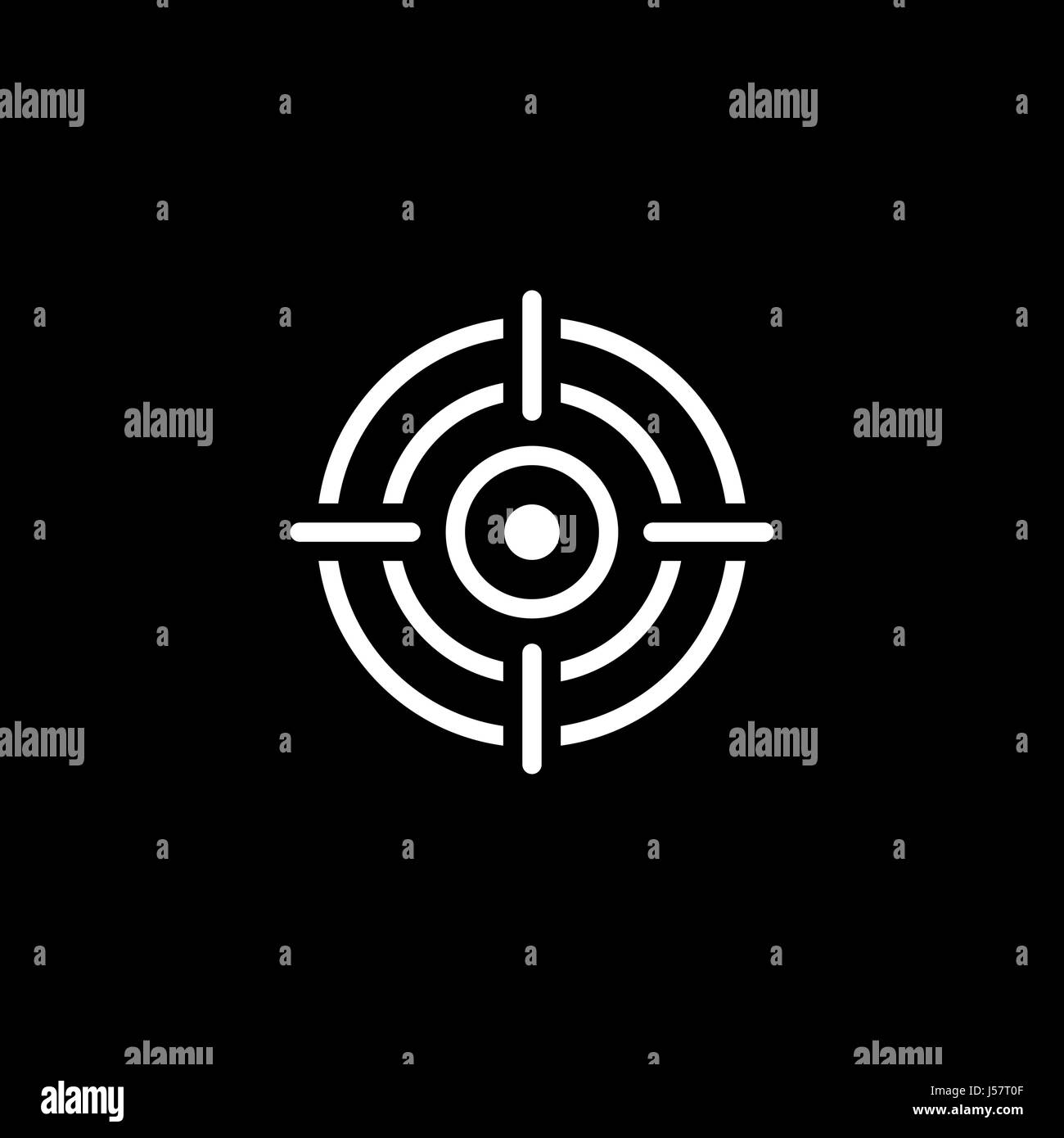 Aiming goal Stock Vector Images - Alamy