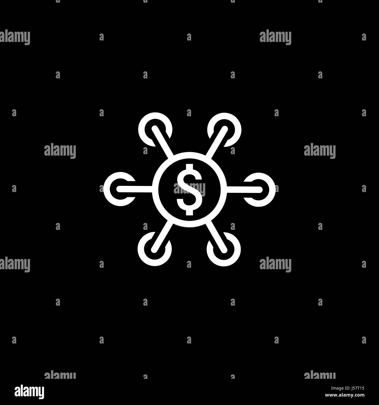 Data analysis business flat Stock Vector Images - Alamy