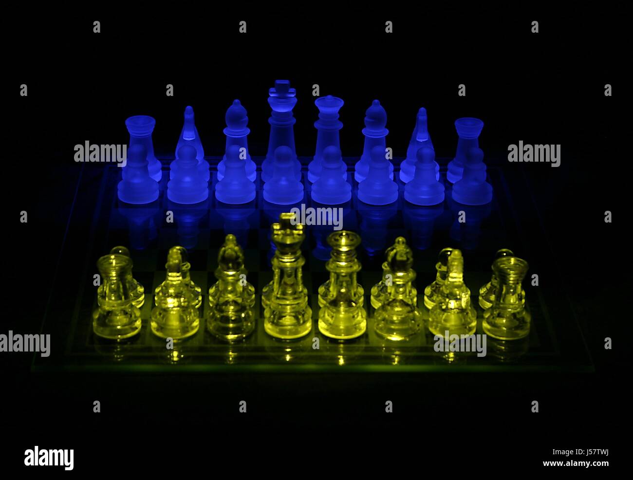 blue vs. yellow Stock Photo - Alamy