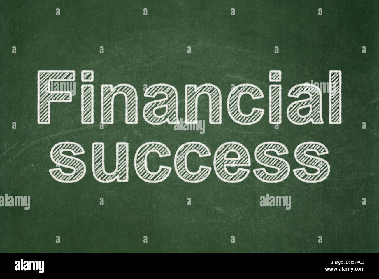 Money concept: Financial Success on chalkboard background Stock Photo ...