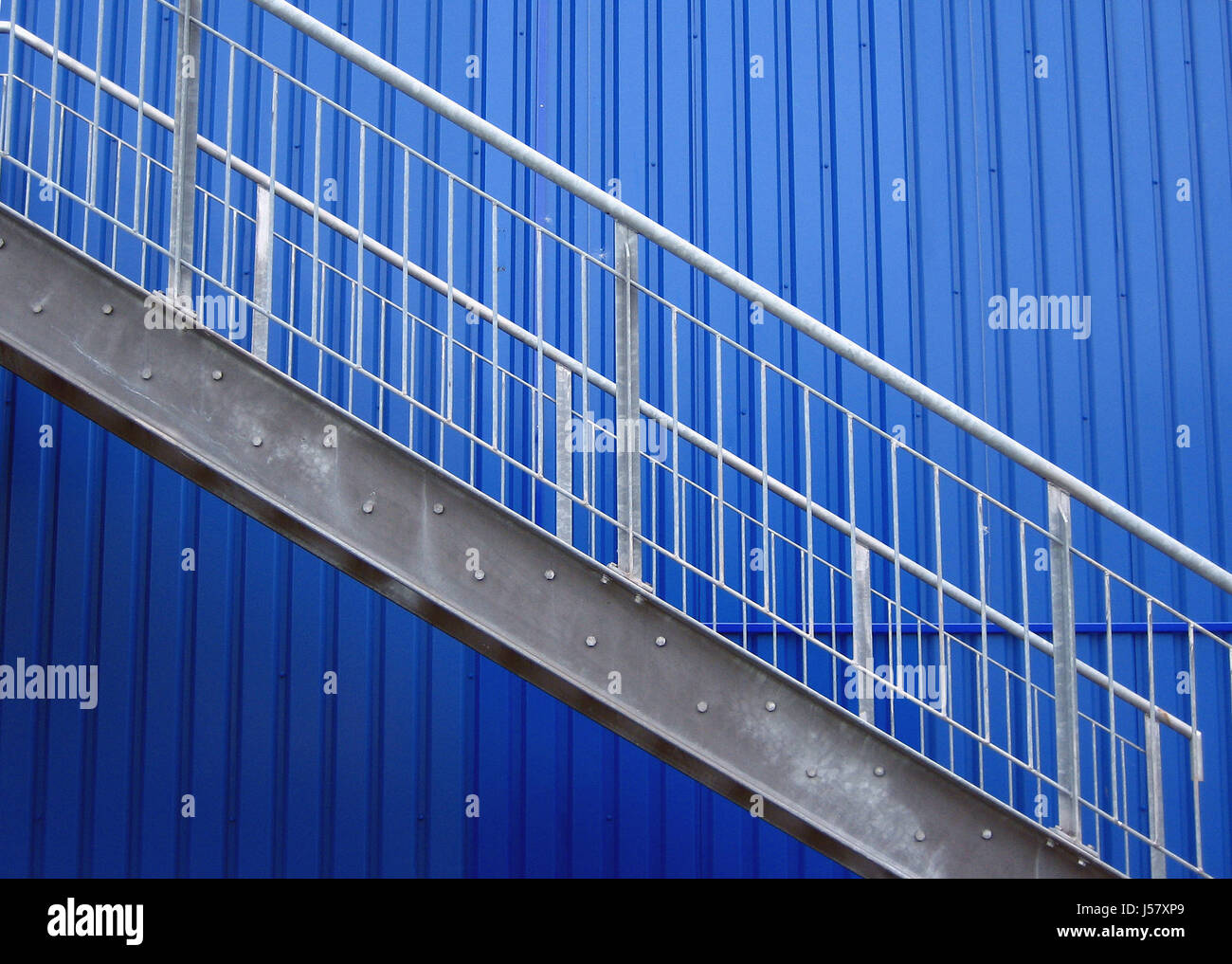 blue with stairs Stock Photo - Alamy