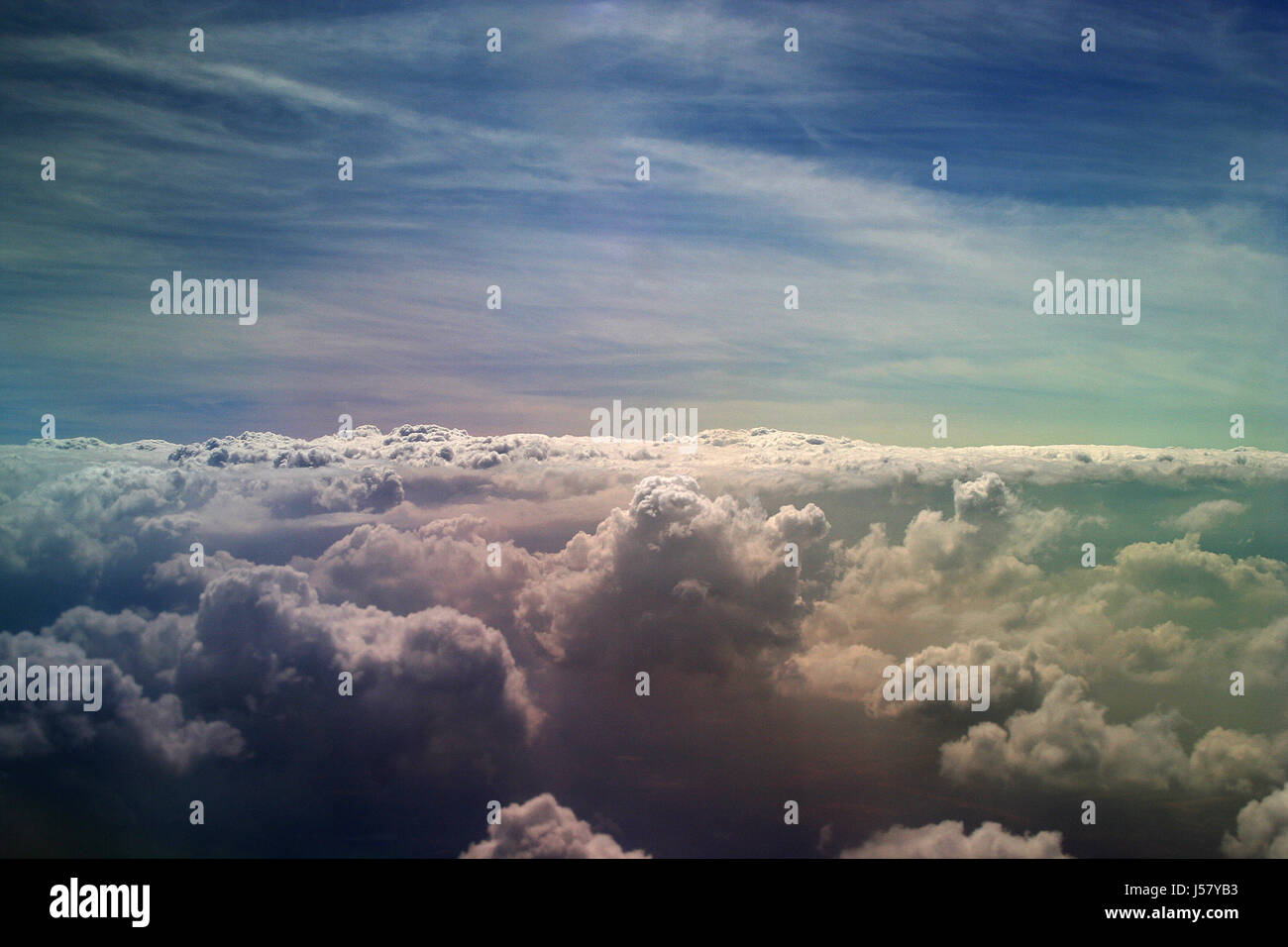 horizon flight munich frowningly menacing colour firmament sky aircraft ...