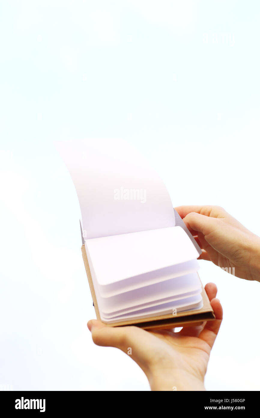 Woman Hand Holding Note Stock Photo - Alamy