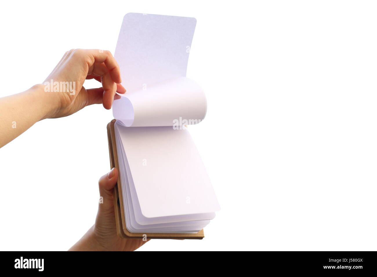 Woman Hand Holding Note Stock Photo - Alamy