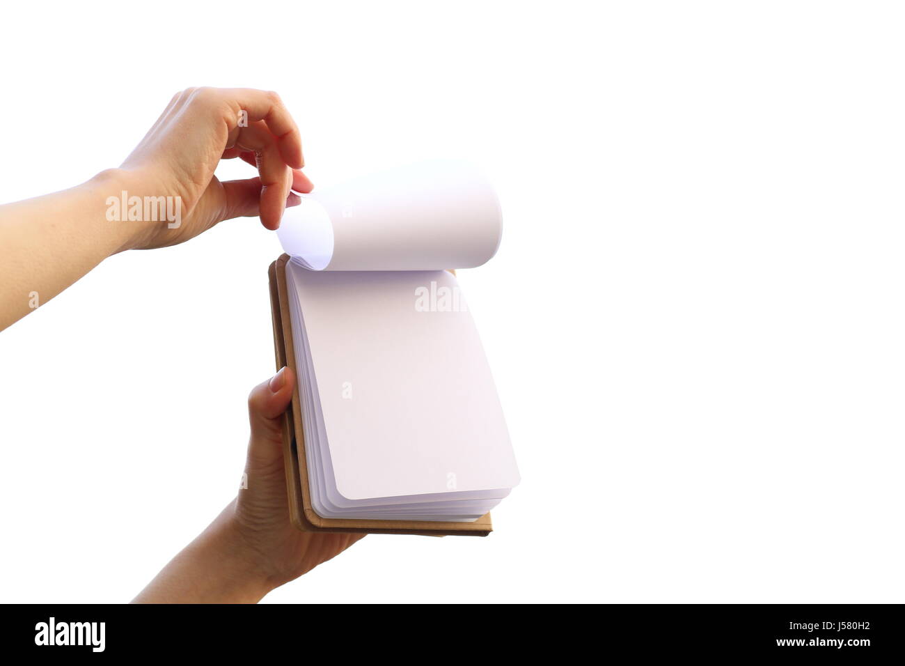 Woman Hand Holding Note Stock Photo - Alamy