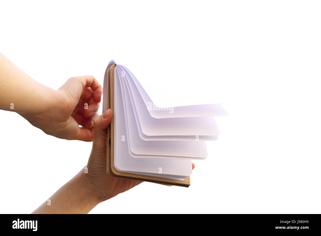 Woman Hand Holding Note Stock Photo - Alamy