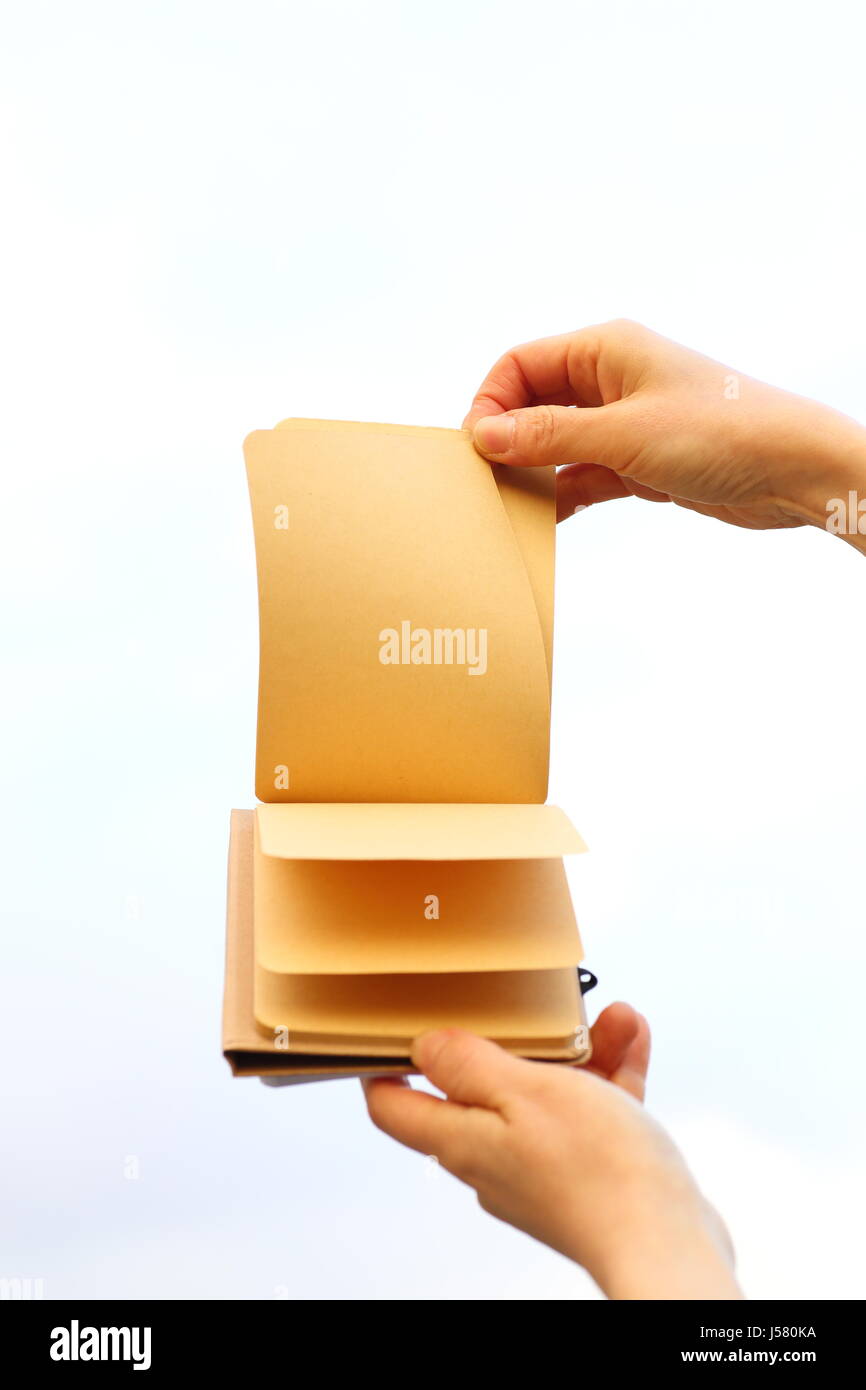 Woman Hand Holding Note Stock Photo - Alamy