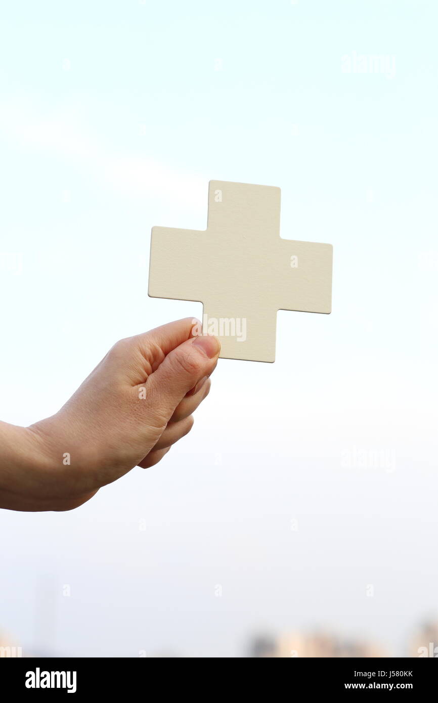 Woman Hand Holding Message Board Stock Photo - Alamy