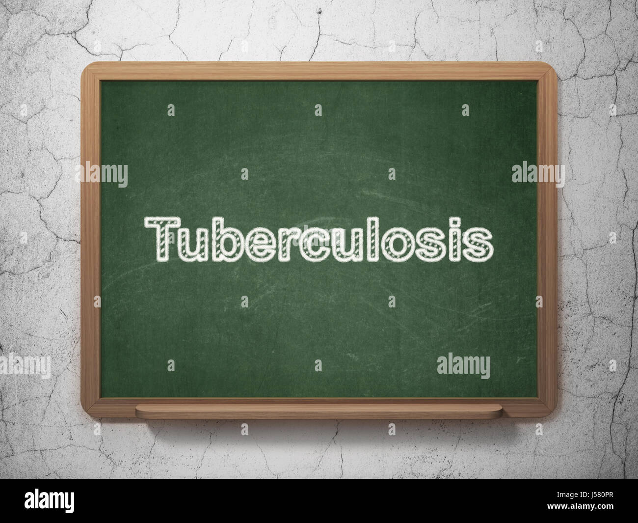 Healthcare concept: Tuberculosis on chalkboard background Stock Photo ...