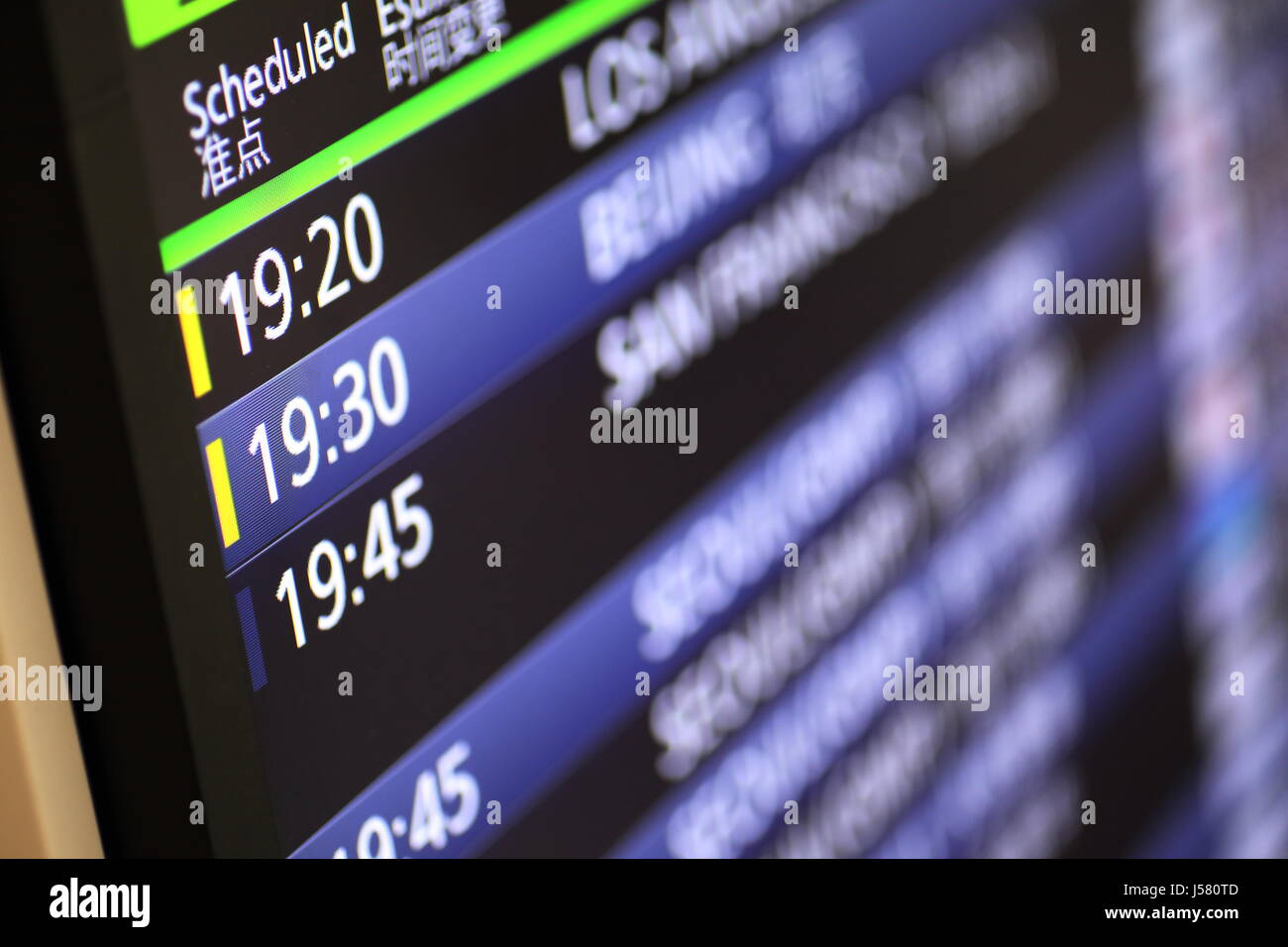 Time schedule hi-res stock photography and images - Alamy