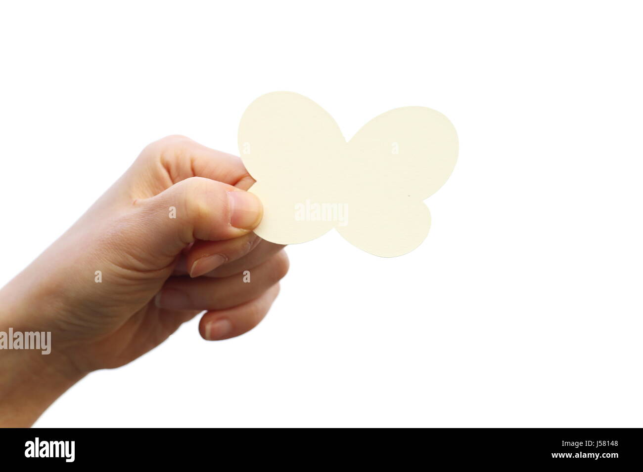 Woman Hand Holding Message Board Stock Photo - Alamy
