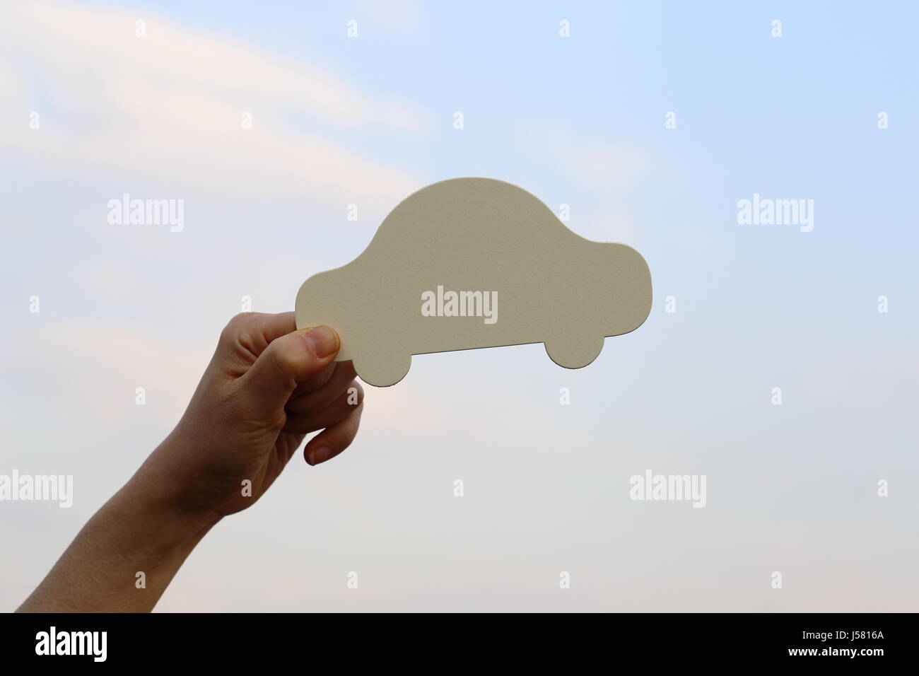 Woman Hand Holding Message Board Stock Photo - Alamy