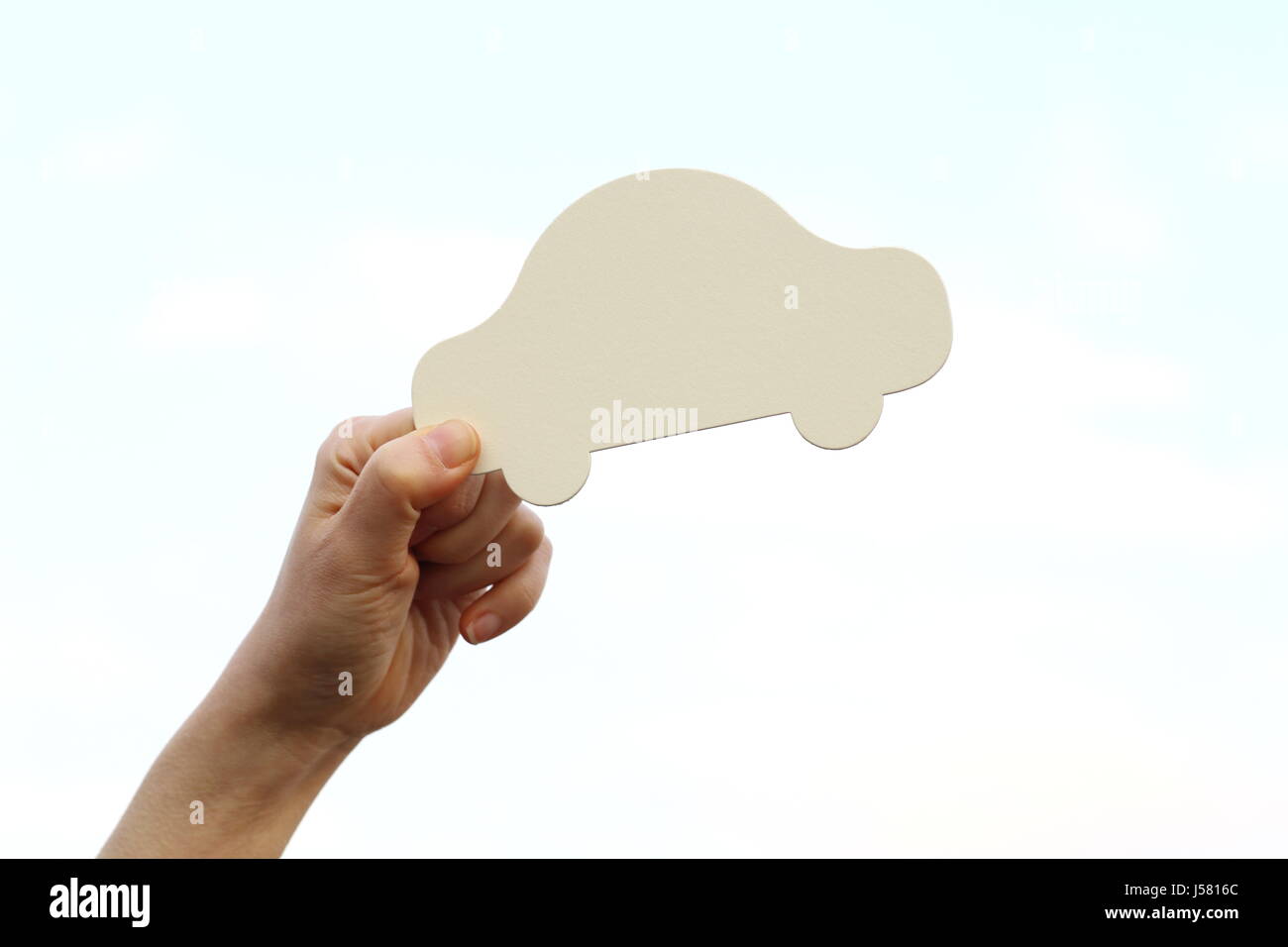 Woman Hand Holding Message Board Stock Photo - Alamy
